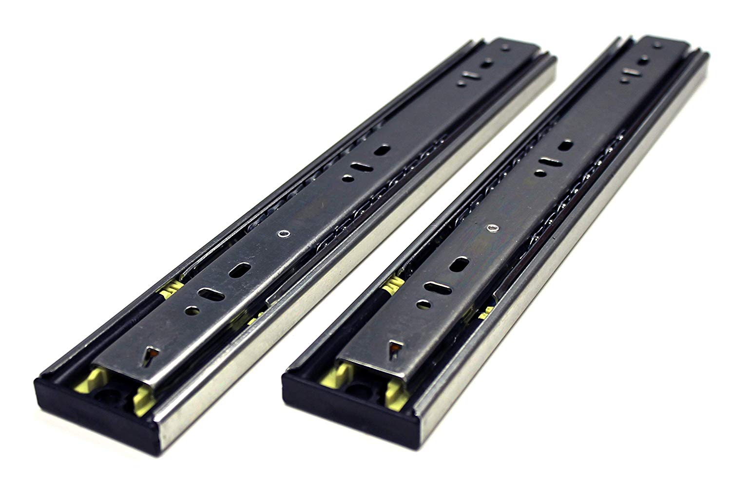 10″ Full Extension Push to Open Ball Bearing Side Mount Drawer Slides ...